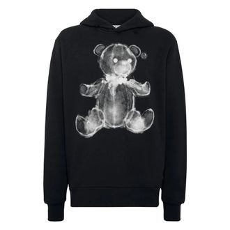 Philipp Plein Hooded Sweatshirt Teddy - - Sweatshirts & Hoodies - Herren - Schwarzk - 2XL
