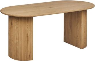 Beliani Esstisch SAVORY Hellbraun 180 cm 90 cm