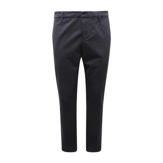 Dondup Strukturierte Gaubert Hose Hergestellt in Italien - - Trousers - Herren - Blau - W30
