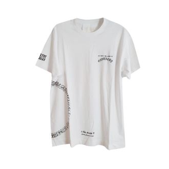 Givenchy White Chain Print T-Shirt Size S