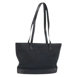 Celine Pre-owned C Macadam Canvas Tote Bag - - Pre-owned - Damen - Schwarzk - ONE SIZE
