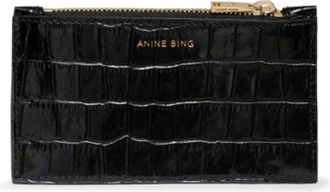 Anine Bing Femme, Accessoires, Noir, Taille: ONE Size Elly Wallet