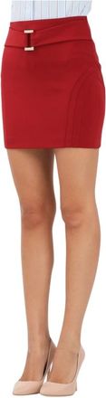 Patrizia Pepe Femme, Jupes, Rouge, Taille: 40 FR Jupe Courte Moulante