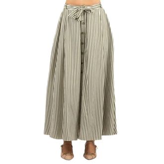 Hanita Femme, Jupes, Vert, Taille: 40 FR Maxi Skirt