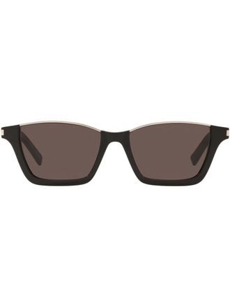 Saint Laurent Eyewear SL 365 Dylan Halbrand-Sonnenbrille - Schwarz