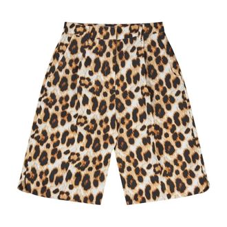 Munthe Leopardenmuster Knielange Shorts - - Shorts - Damen - Mehrfarbig - XS