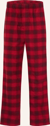 Calvin Klein Schlafhose Flannel Sleep Aus Flanell rot