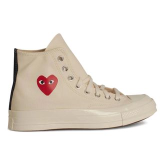 Comme Des Gar&ccedil;ons Ct70 Small Red Heart Low - - Shoes - Damen - Beige - 35 EU