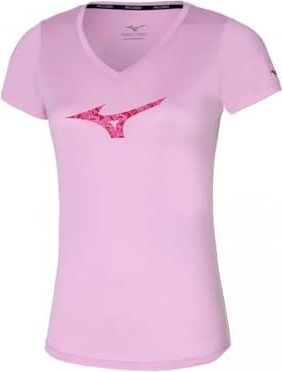 Mizuno Impulse Core RB Tee T-Shirt, Rose Lavande, XS Femme