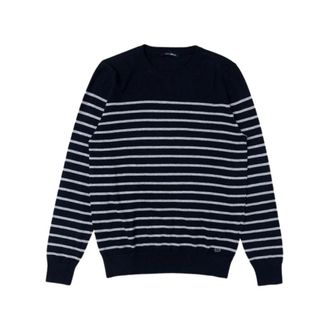 Gas Rundhals-Strickpullover - - Knitwear - Herren - Blau - S