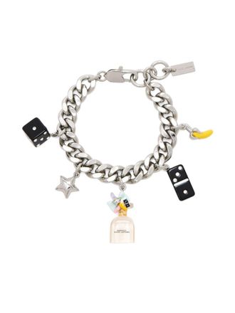 Marc Jacobs bracelet à breloque The Mini Icon - Argent