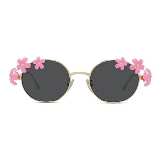 Loewe Signature Oval Sonnenbrille - - Accessories - Damen - Gelb - ONE SIZE