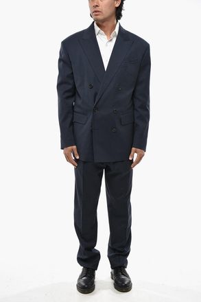 Dsquared2 Zweireiher-Anzug WALL STREET aus Wolle mit Spitzenrevers Dsquared2