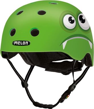 Melon &raquo;Monster&laquo; Leichter und Cooler Kinderfahrradhelm f&uuml;r Jungen und M&auml;dchen mit maximalem Schutz Gr&ouml;&szlig;e XXS-S (46-52cm) Gr&uuml;n
