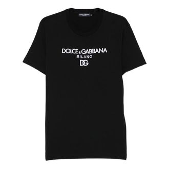 Dolce & Gabbana Homme, Tops, Noir, Taille: S T-Chemises