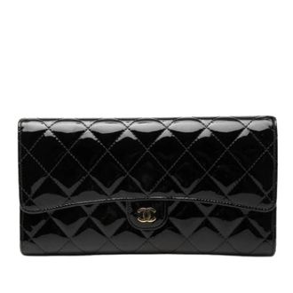 Chanel Pre-owned Long Wallet - - Pre-owned - Damen - Schwarzk - ONE SIZE
