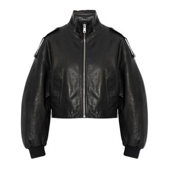 AllSaints Femme, Vestes, Noir, Taille: 38 FR Lowden Leather Jacket