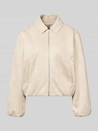 Freequent Jacke in Leder-Optik mit Eingrifftaschen Modell DUVA