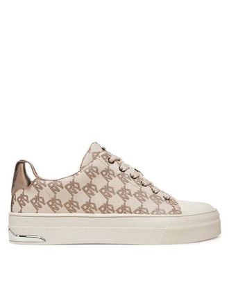 DKNY Sneakers aus Stoff York Lace UP Sneak K2533982 Beige
