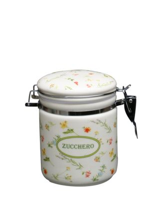 Tognana Zuckerdose Dolce Casa Floreal, 500 ml., aus Keramik mit Bl&uuml;tendekor und B&uuml;gelverschluss