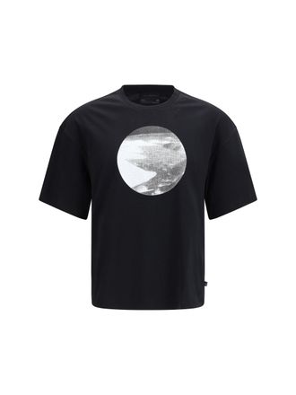 Alpha Industries Mens T-Shirt Desert Print Black Cotton T-Shirts And Polos