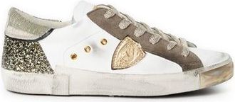 Philippe Model Baskets bi-mati&egrave;re en cuir