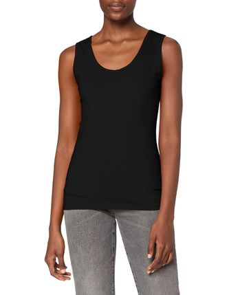 Fruit Of The Loom Fruit Of The Loom Lady-Fit Valueweight, Damen Tank-Top,Schwarz (Schwarz 36),XX-Large
