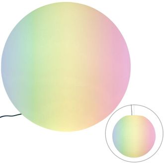 QAZQA Smarte Au&szlig;enleuchte wei&szlig; 77 cm IP65 inkl. led - Nura