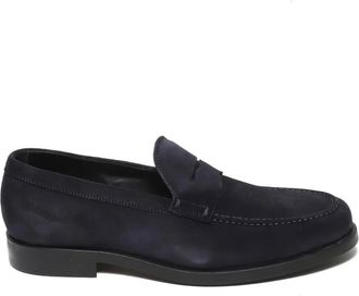 Rossano Bisconti Loafer - Moccasin With Mask In Soft Blue Suede - Gr. 41,5 (EU) - in Blau - für Damen