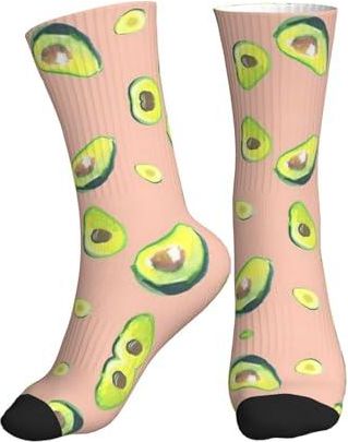 Generic Unisexe Chaussettes Sport De Nombreuses Images DAvocats Hommes Socquettes Durable Chaussettes Courtes Pour Femme Marche Trekking 40Cm