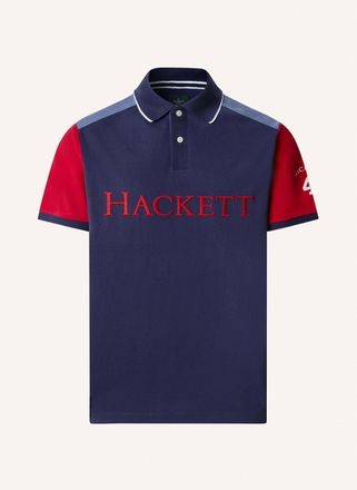 Hackett Poloshirt Heritage Nbr Hkt Mlt blau