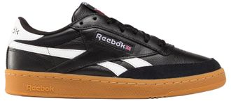 Reebok Herren Club C Revenge Vintage Sneaker, Black/White/Gum, 44.5 EU