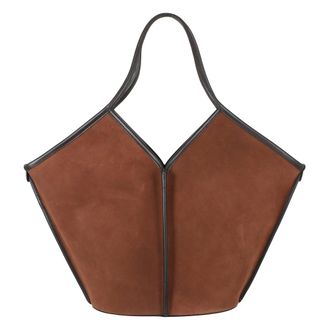 Hereu Cabas Calella en daim - Femme - Sacs - Brun - Taille: ONE Size