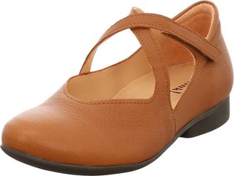 Think Damen GUAD2 chromfrei gegerbte nachhaltige Halbschuhe, Cinnamon 3030