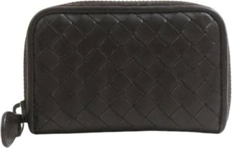 Bottega Veneta unisex, Pre-owned, Brun, Taille: ONE Size Portefeuille en tissu Pre-owned