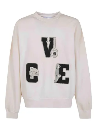 Golden Goose Pull Col Rond - Gris