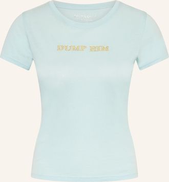 Guess T-Shirt Mit Schmucksteinen blau