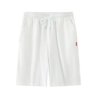 Generic Short d&eacute;t&eacute; pour homme - Short de plage - Short de plage - Short de plage, Blanc., L