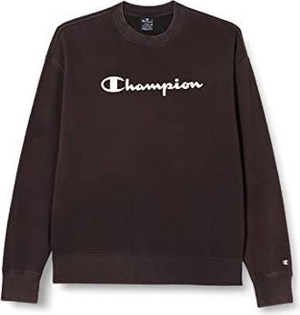 Champion Legacy Old School Logo Crewneck Sweat, Noir, S Homme