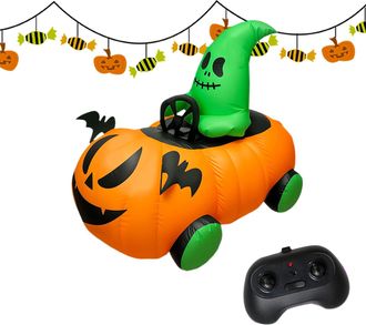Generic Halloween Aufblasbares Auto - Automatische Bewegung Ferngesteuertes Partyspielzeug, Großes Kindermodell Lustige Dekoration | Ernsthafte Veranstaltungs