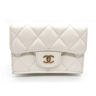 Chanel Pre-owned Vintage Portemonnaie - - Pre-owned - Damen - Wei&szlig; - ONE SIZE