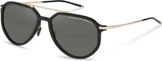 Porsche Design Homme, Accessoires, Noir, Taille: 59 MM P8990 Lunettes de soleil