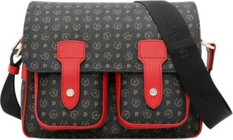 Pollini Femme, Sacs, Noir, Taille: ONE Size Heritage Messenger Bag