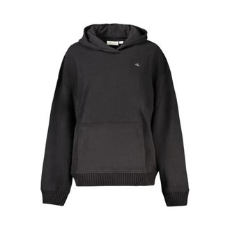 Calvin Klein Baumwoll-Hoodie - - Sweatshirts & Hoodies - Damen - Schwarzk - XL