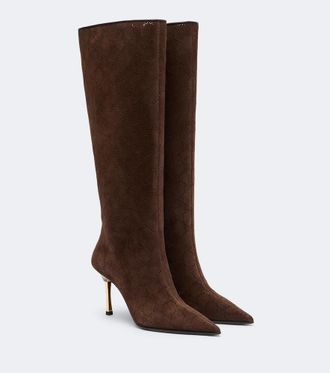 Gucci Bottes Bombshell GG en daim