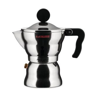 Alessi Cafeti&egrave;re Moka Argent 300 ml 6 Tasses &Eacute;l&eacute;gante