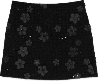 Twinset Boucl&eacute; Minirock - - Skirts - Damen - Schwarzk - XS