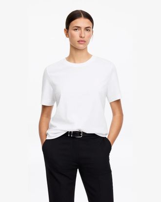 Arket Signature-T-Shirt -Wei&szlig;