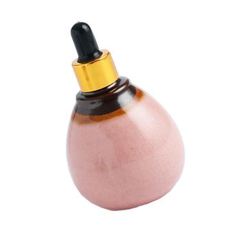 BESPORTBLE Keramik Subflasche Rosa &Auml;therische &Ouml;le Parf&uuml;m Tropfflasche Nachf&uuml;llbar Auslaufsicher f&uuml;r Duft&ouml;l Lotionen Fl&uuml;ssigkeiten Dosierpipette