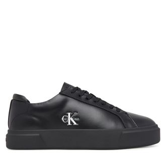 Calvin Klein Sneakers Calvin Klein Basket Cupsole Laceup Lth Ml YM0YM01460 Schwarz